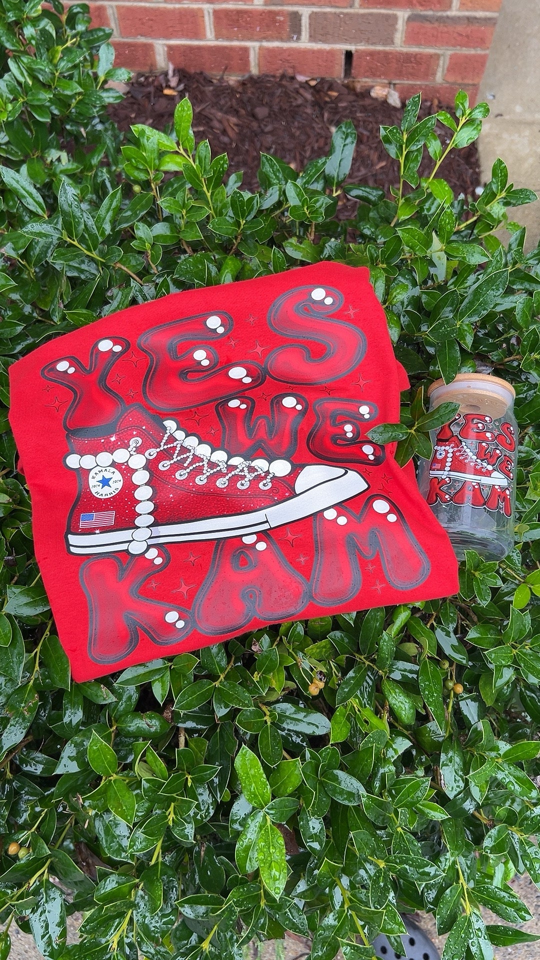 Delta Chucks and Pearls t-Shirt & 16 oz Libby Glass – Design Sisters and Blanks