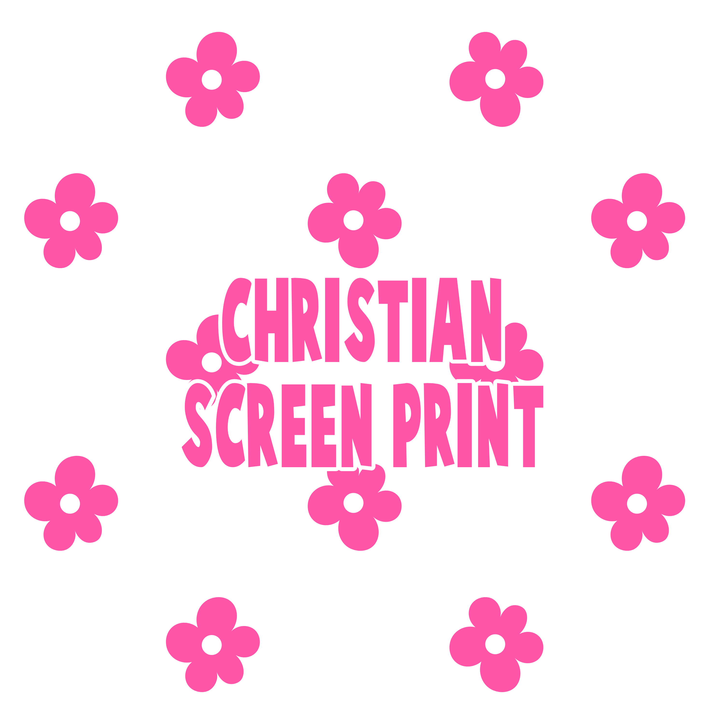Christian Single Color Screen Print Transfers | Ready to Press – Design ...
