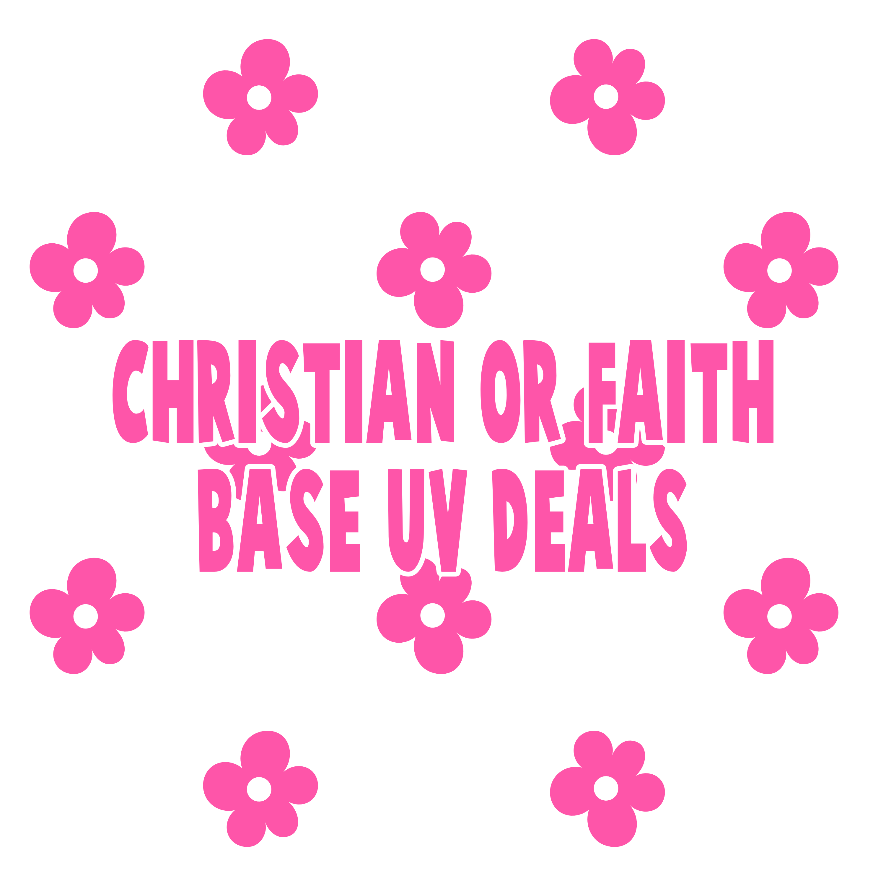 Christian or Faith Base UV Deals – Design Sisters and Blanks