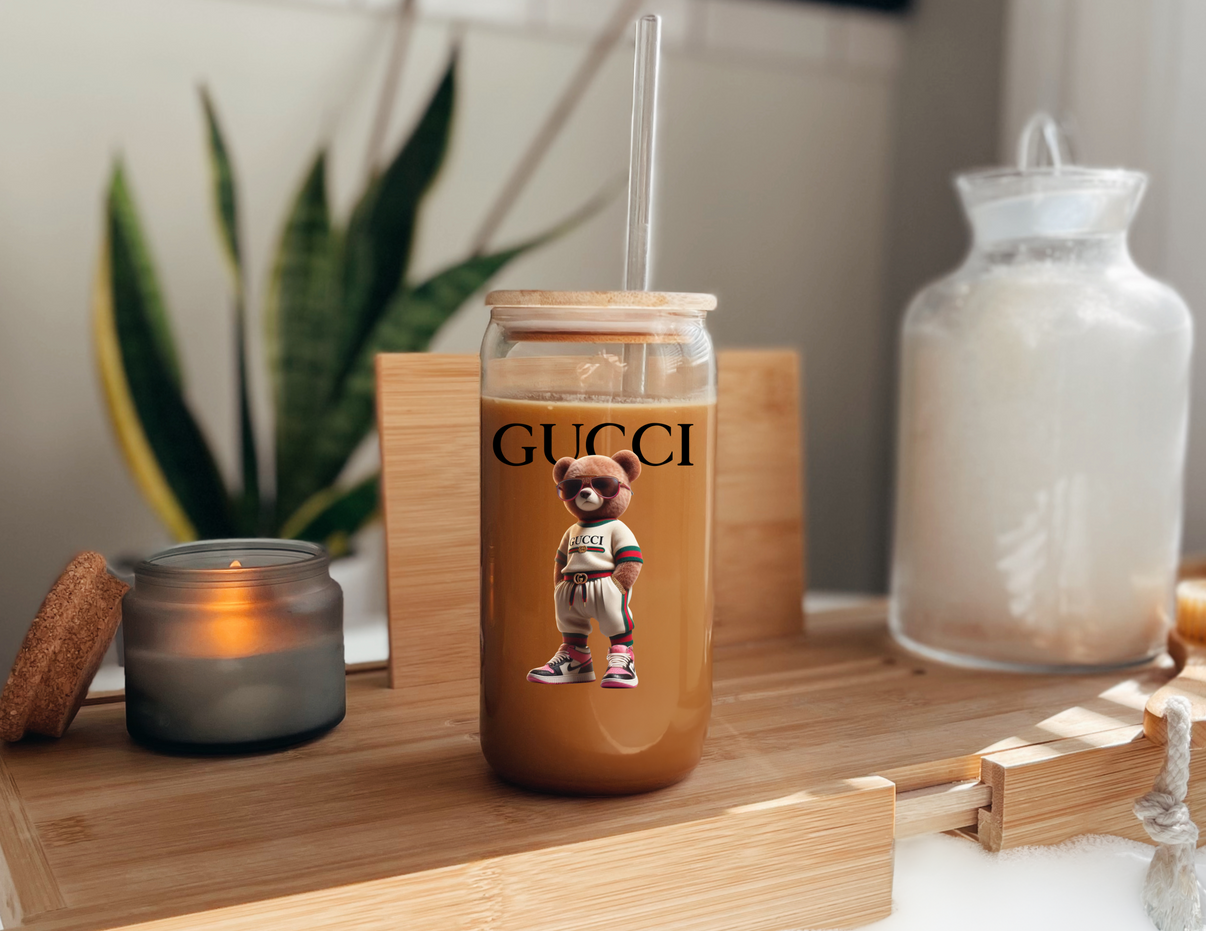 Gucci Bear UV Decal – Design Sisters and Blanks