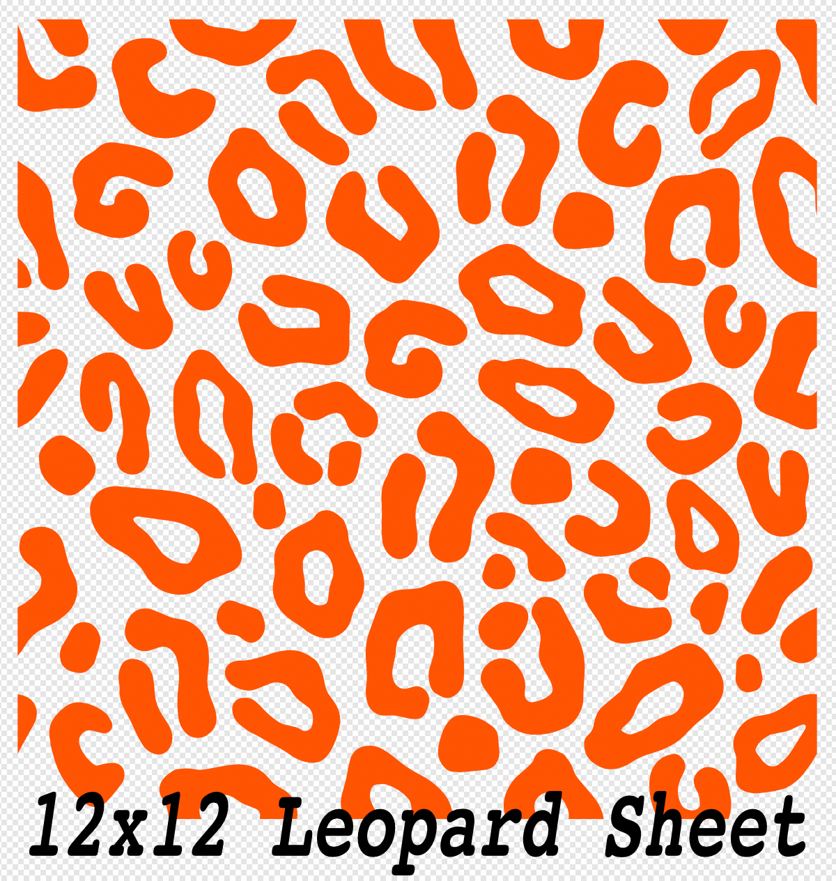 12x12 Leopard Sheets Screen Print – Design Sisters and Blanks