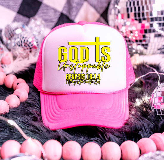 3 inch Unstoppable DTF Hat Transfers – Design Sisters and Blanks