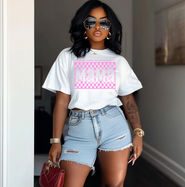 Mama Pink Screen Print – Design Sisters and Blanks