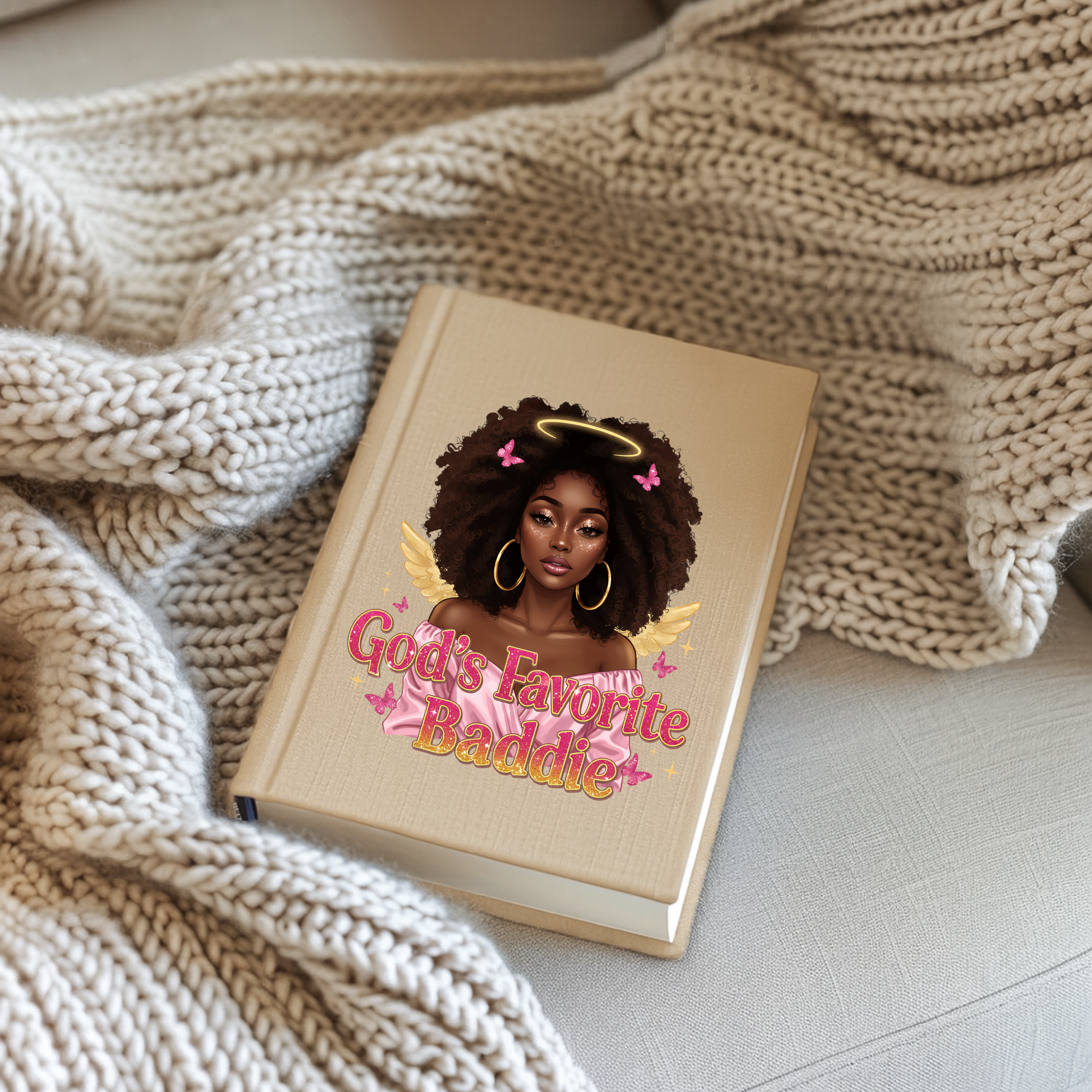 God's Favorite Baddie UV Journal – Design Sisters and Blanks