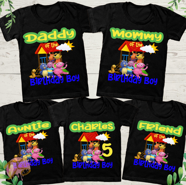 Backyardigans Birthday Family Bundle (boy) PNG File – Design Sisters ...