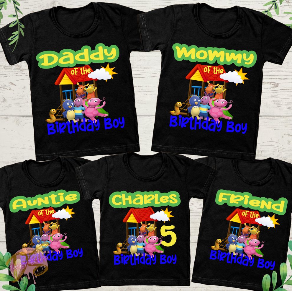 Backyardigans Birthday Family Bundle (boy) PNG File – Design Sisters ...